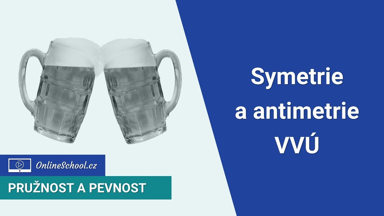Symetrie a antimetrie vnitřních účinků | Onlineschool.cz